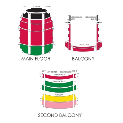 Popejoy Hall Seating Chart
